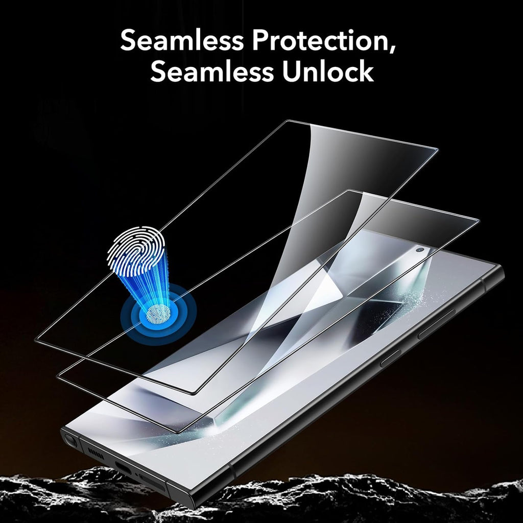 S25 Ultra Screen Protector 2.5D Clear Tempered Glass for Samsung Galax ...