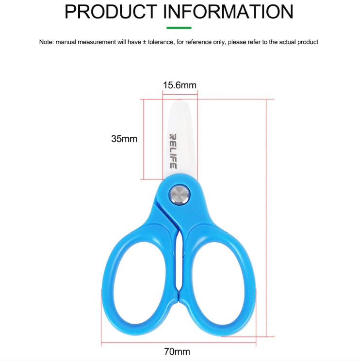 RELIFE RL-102A Insulated Ceramic Mini Scissors – Australia Pisen pty ltd