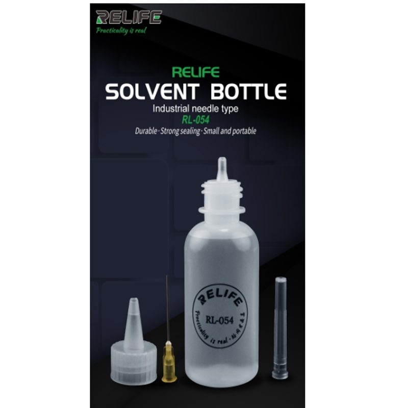 RELIFE RL-054 50ML Solvent bottle Needle Tip Dispenser Plastic Hand Em ...