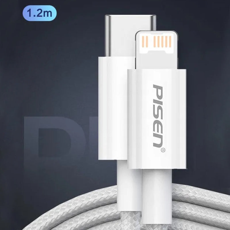 1.2M Lightning to USB-C PD20W Fast Charging braided Cable ZY-CL-PD01 P ...